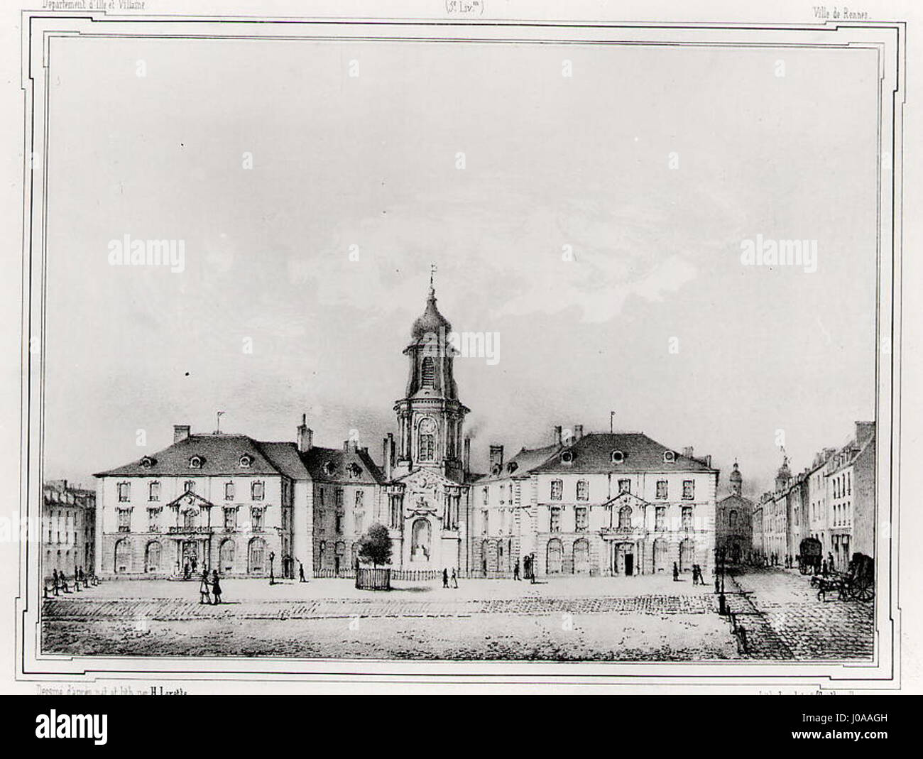 The Hôtel-de-ville de Rennes is the city hall of Rennes, France, an ...