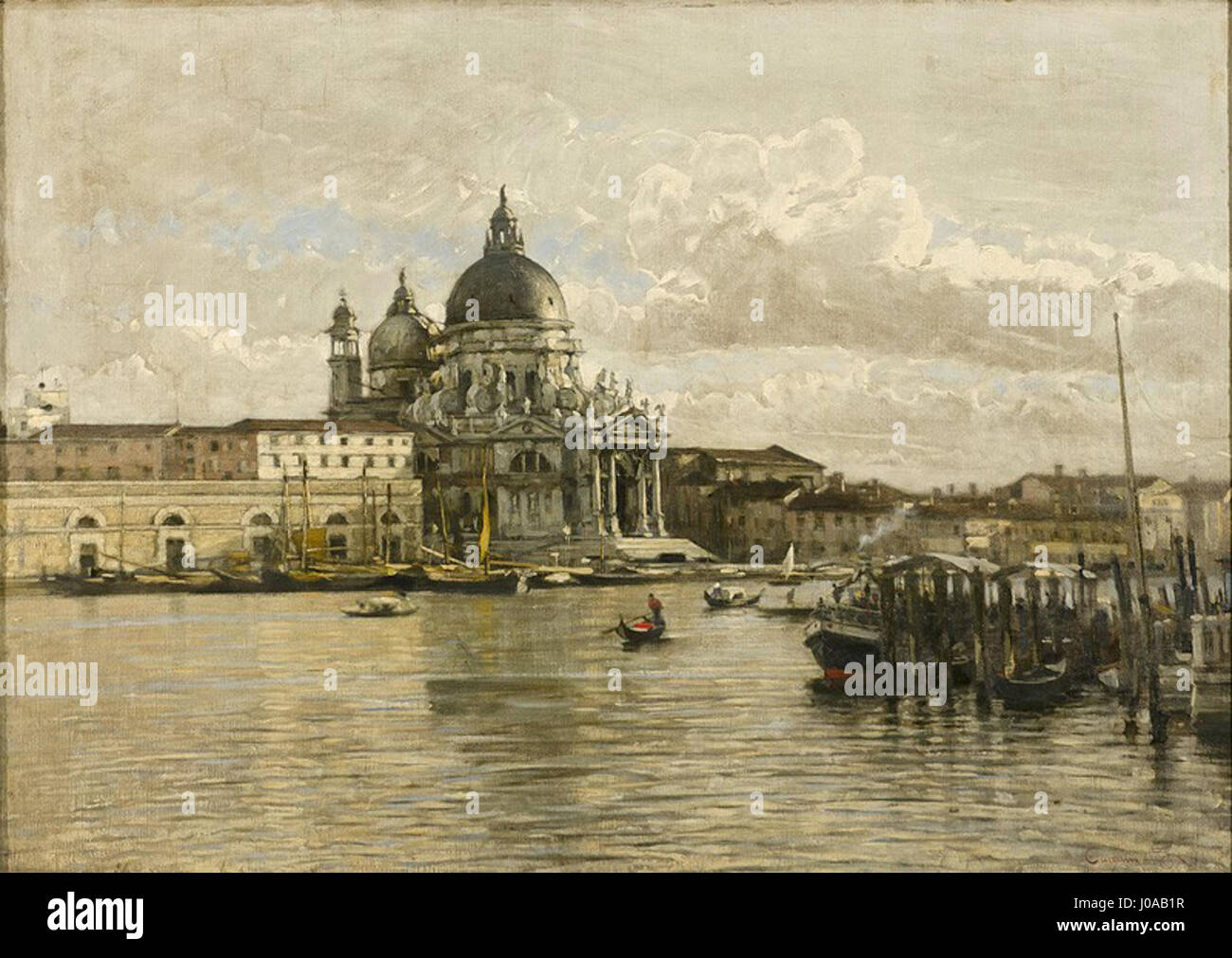 Filippo Carcano’s ‘Igreja da Saúde’ depicts a church in a serene and ...