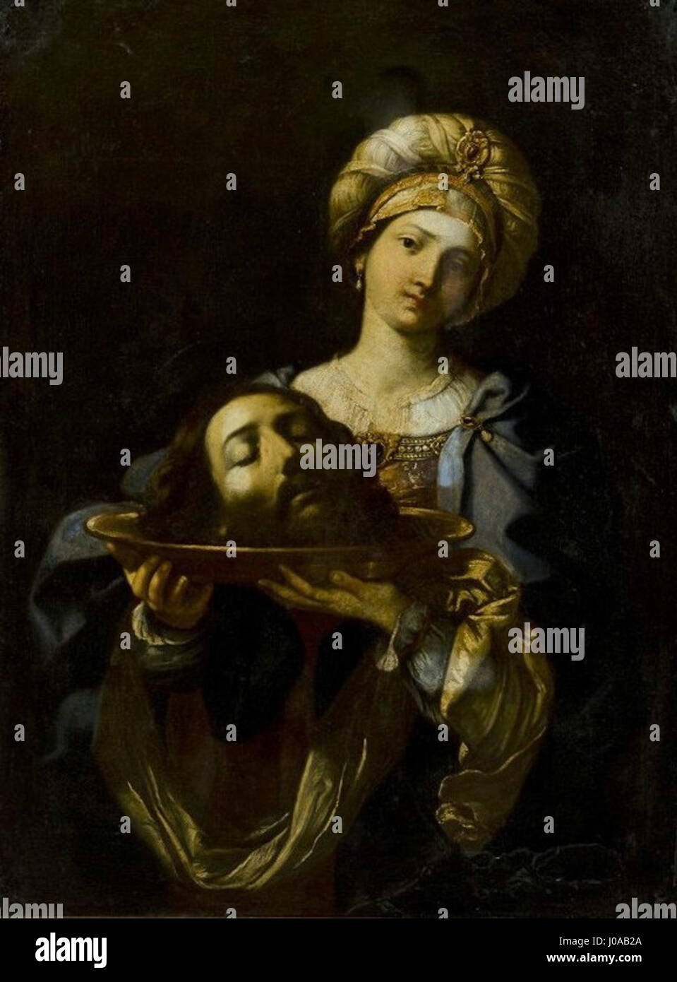 Guido Reni’s painting 'Salomé with the Head of Saint John the Baptist ...