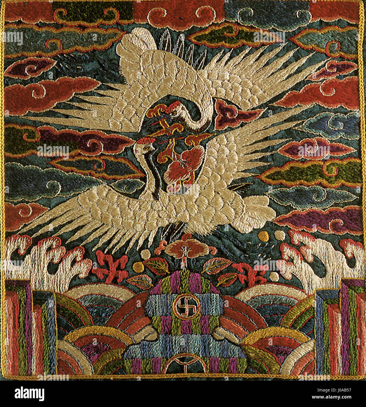 This title refers to a Chinese export painting depicting a scene of ...