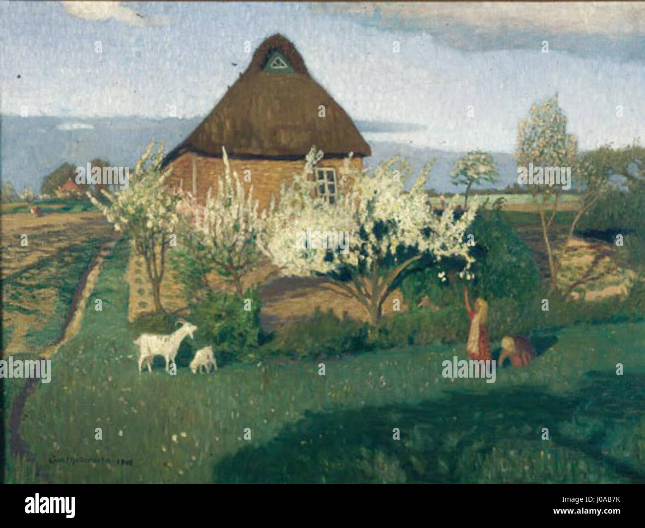 Otto Modersohn’s 'Frühling' (Spring) reflects the artist’s focus on ...