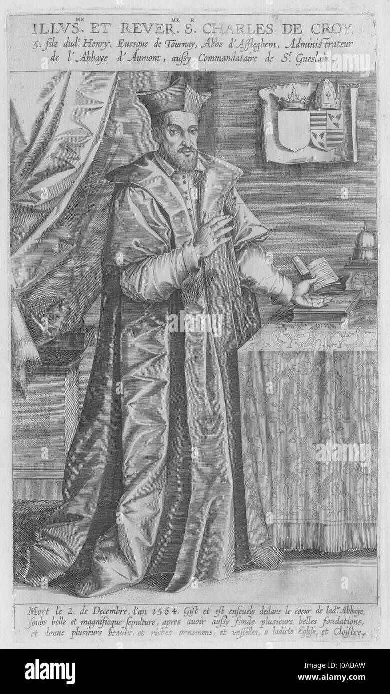 Jacques de Bye, Charles II of Croÿ, ca 1610 Stock Photo - Alamy