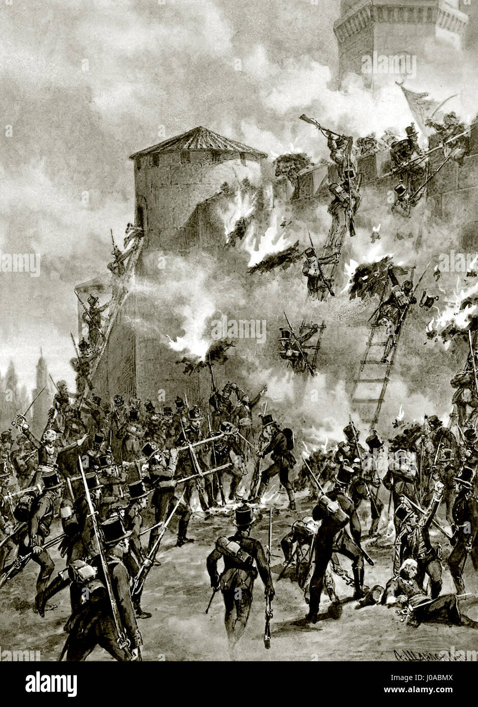 Dmitry Zhilin’s artwork from 1956 presents a depiction of Soviet ...