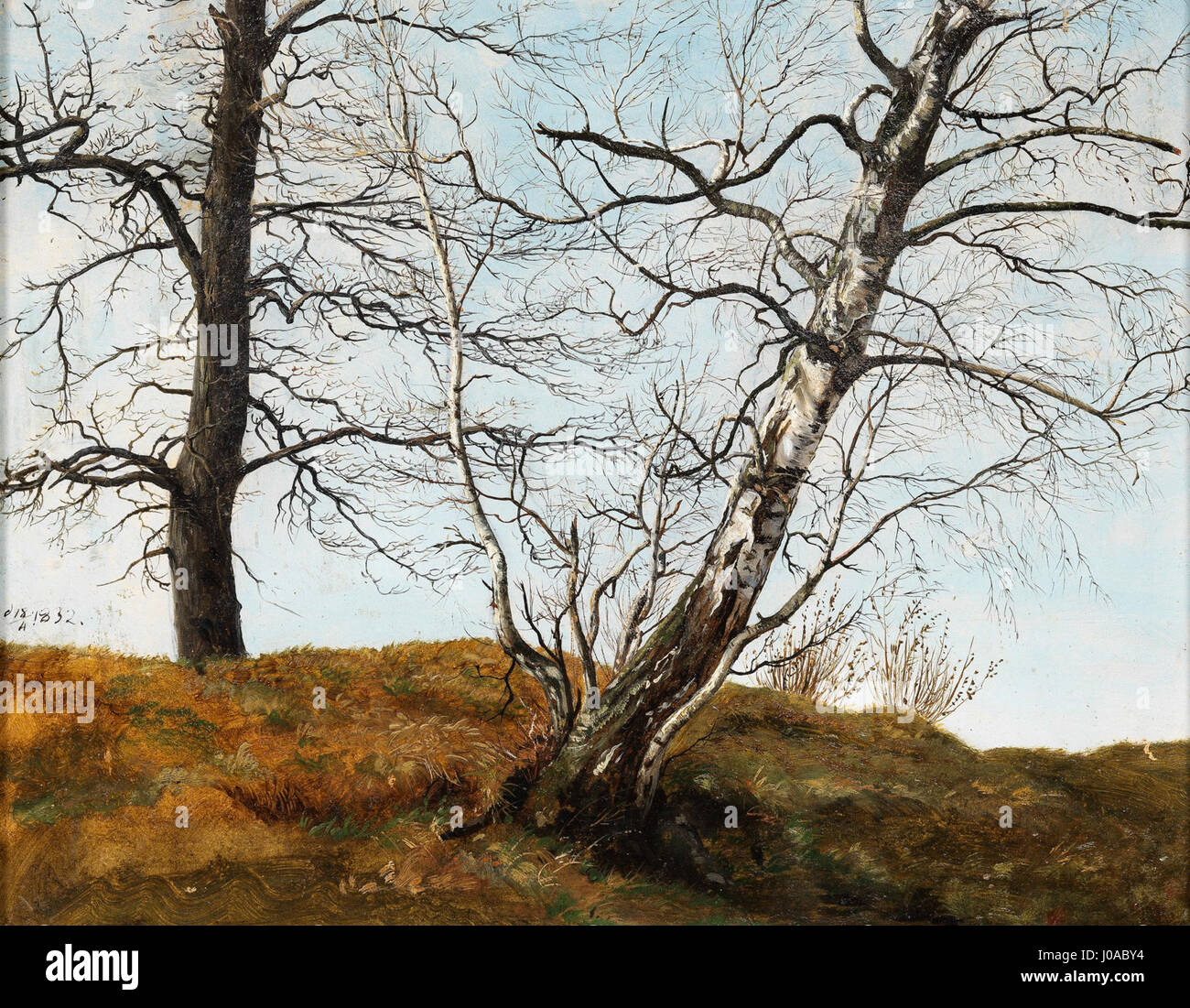 Carl Julius von Leypold’s Birke und Eiche im Frühling (Birch and Oak in ...