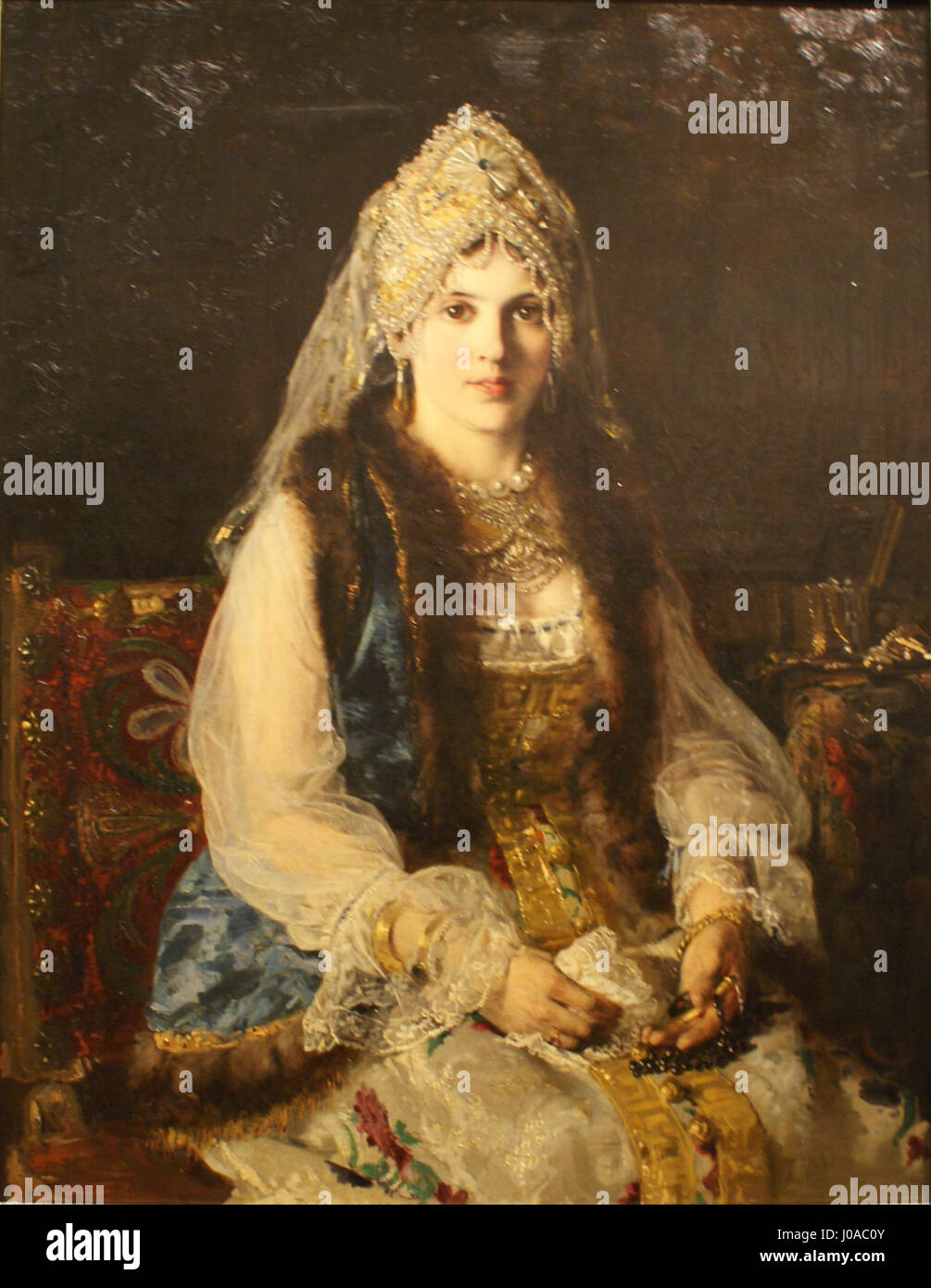 This work portrays Dmitri Mendeleev, the Russian chemist known for ...