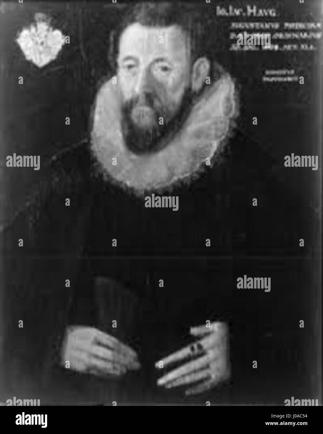 Johann Jakob Haug was a prominent German professor, depicted in the ...