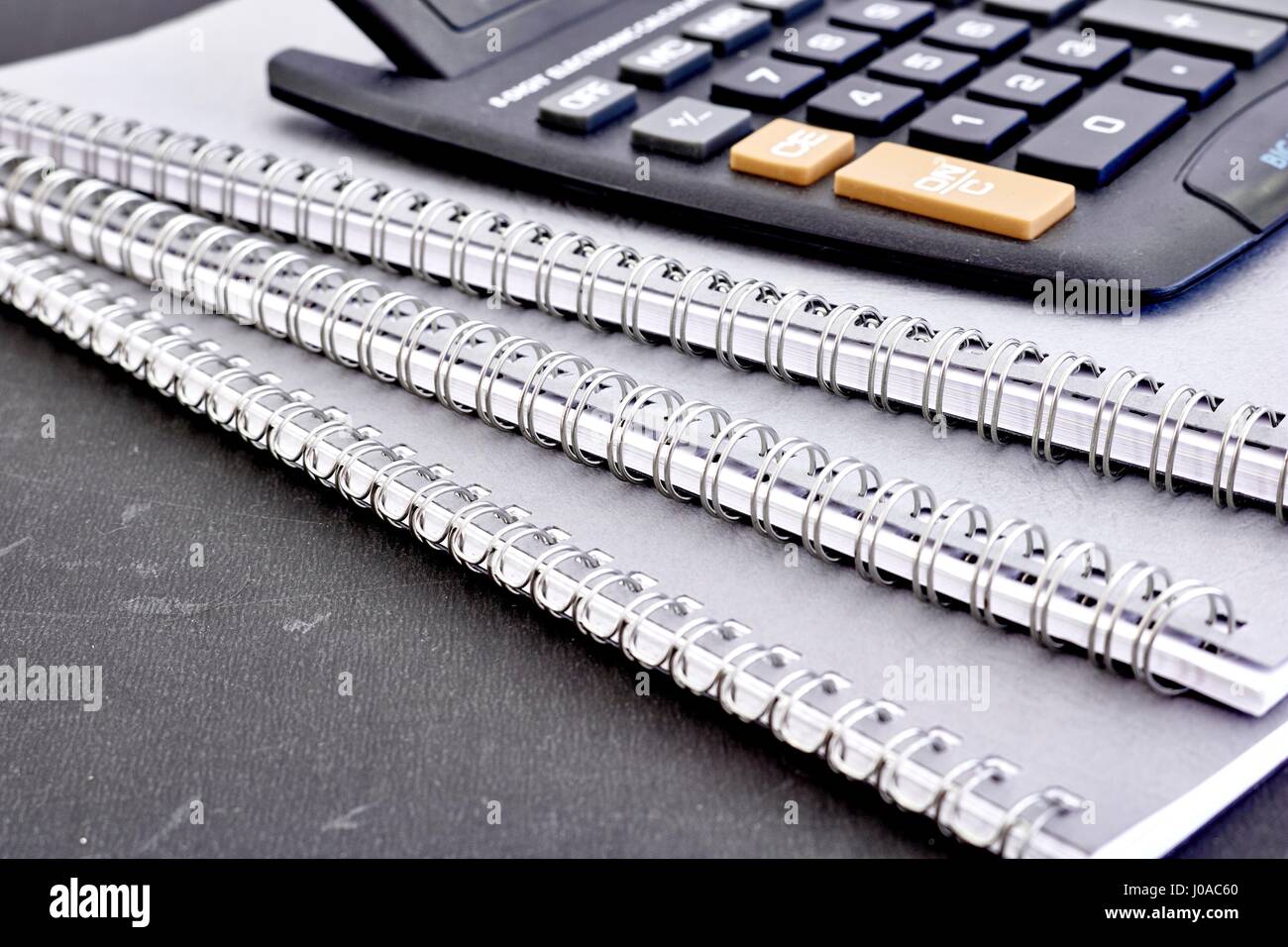 A studio photo of an A4 financial binder Stock Photo - Alamy