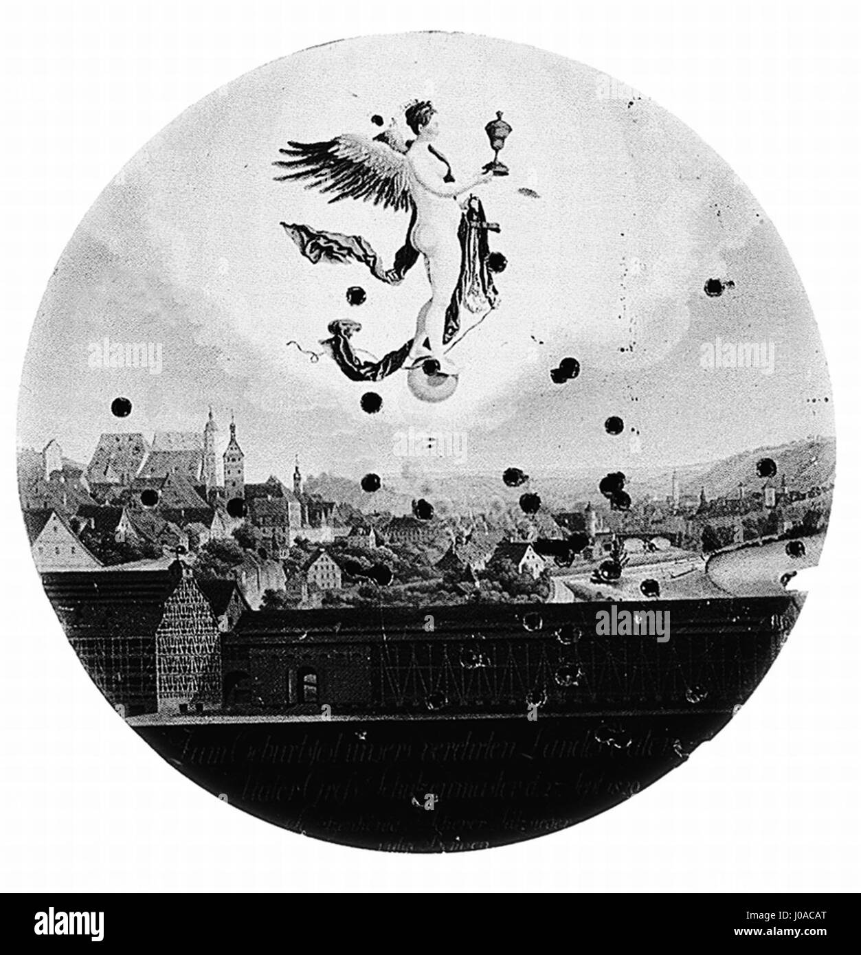 Woodcut inspired engraving Black and White Stock Photos & Images - Alamy