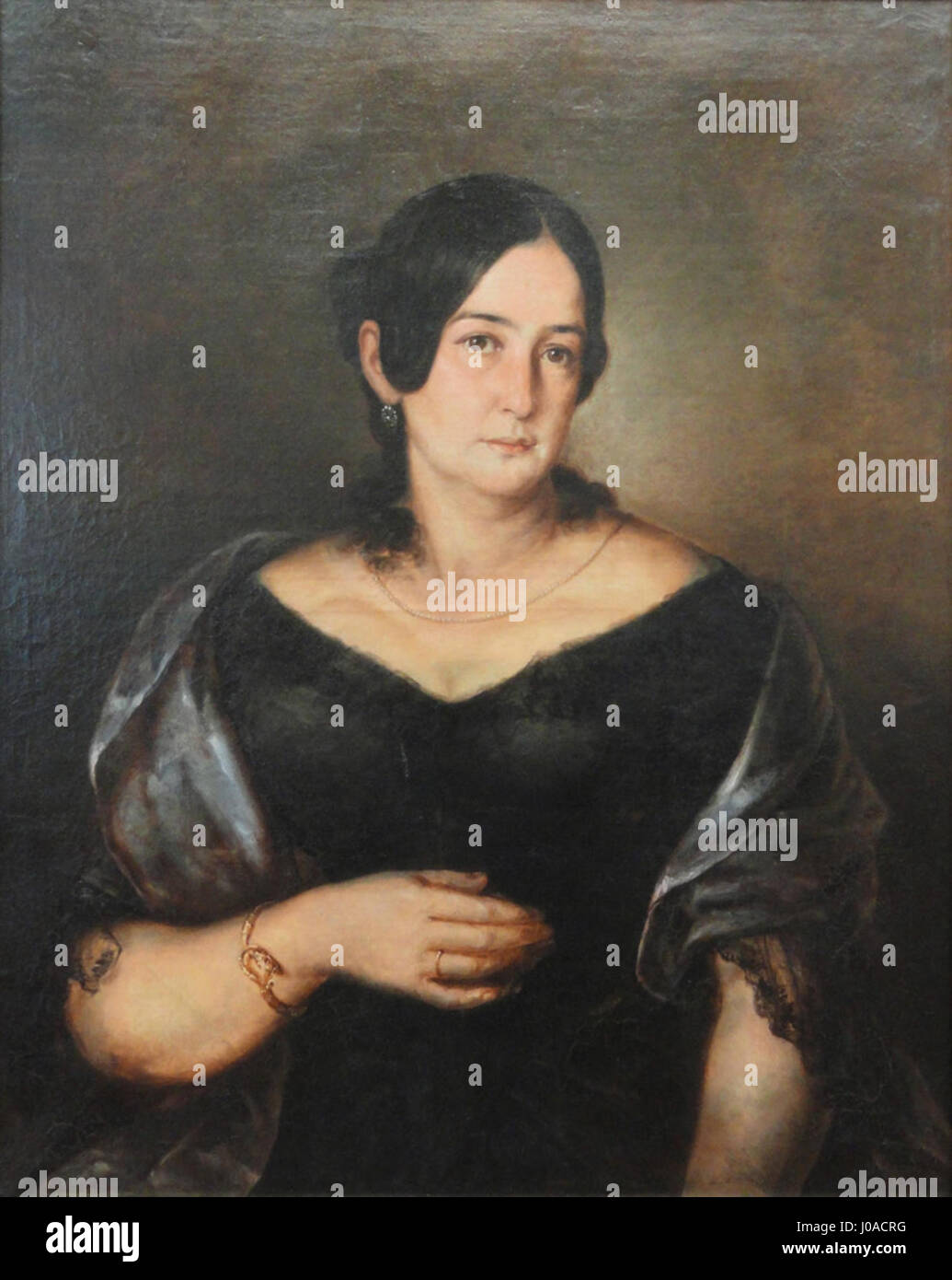 'Retrato de Maria Luiza Panasco' by Augusto Müller is a portrait of ...