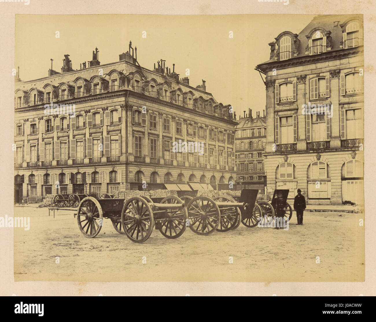 ‘Place Vendôme’ depicts the iconic square in Paris, known for its ...