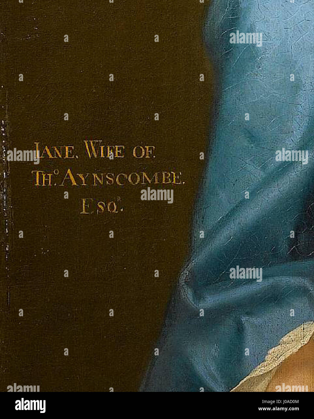 This portrait of Jane Stebbing, wife of Thomas Aynscombe, was created ...