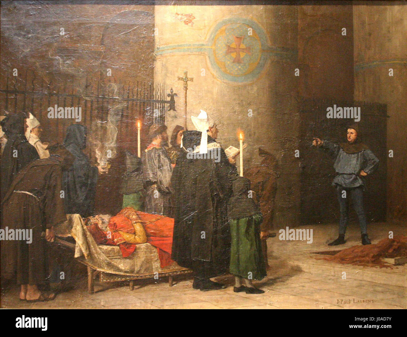 'Les funérailles de Guillaume le Conquérant' (The Funeral of William ...