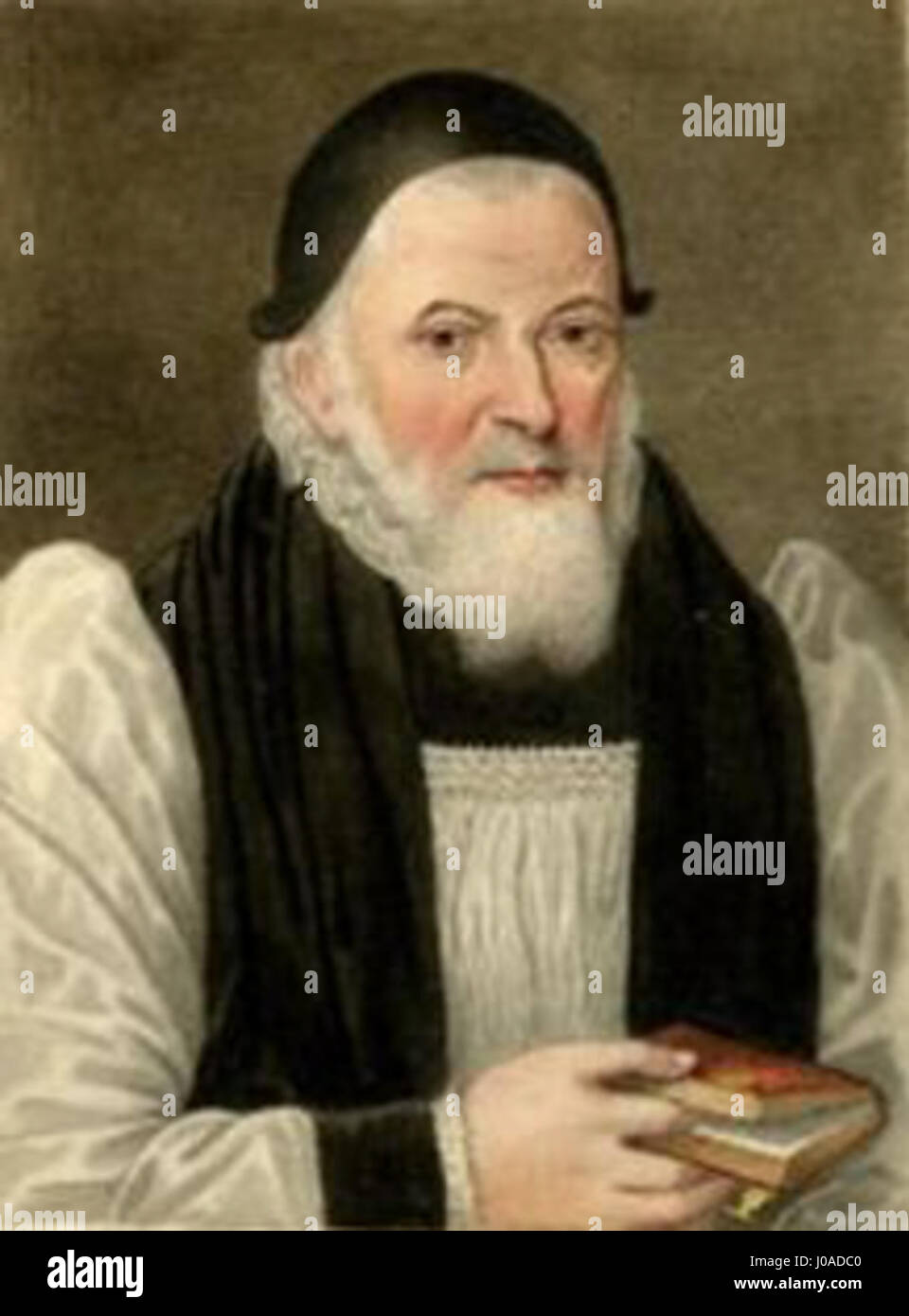 This portrait, created by Sylvester Harding, depicts John Still, Bishop ...