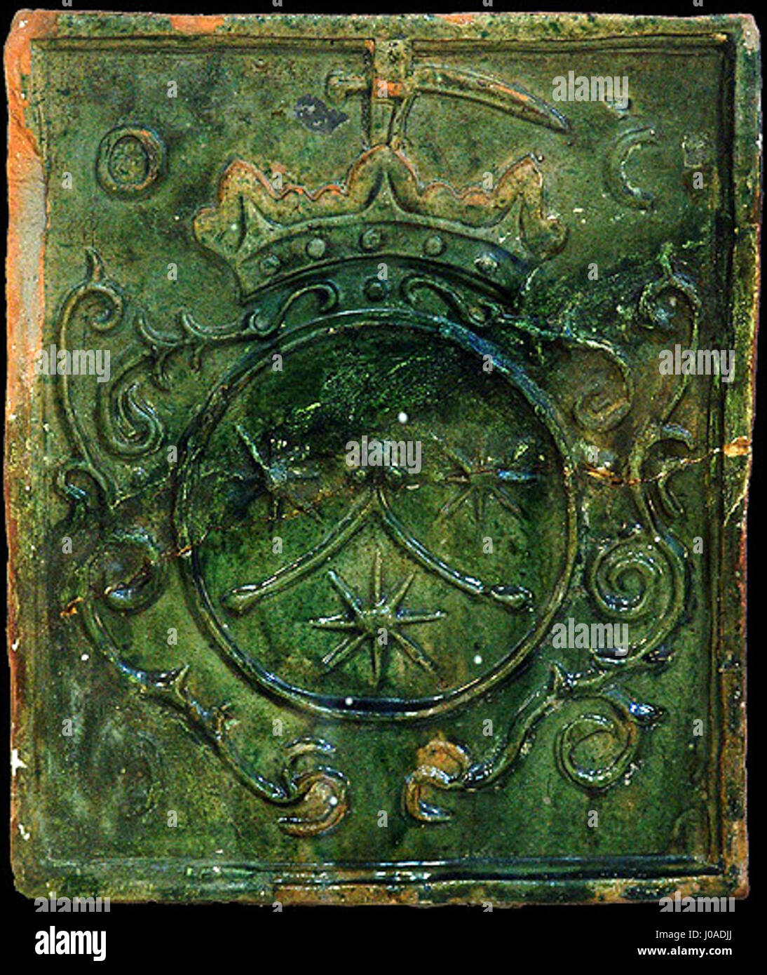 This artwork depicts a noble house in the town of Staraia Russa, Russia ...