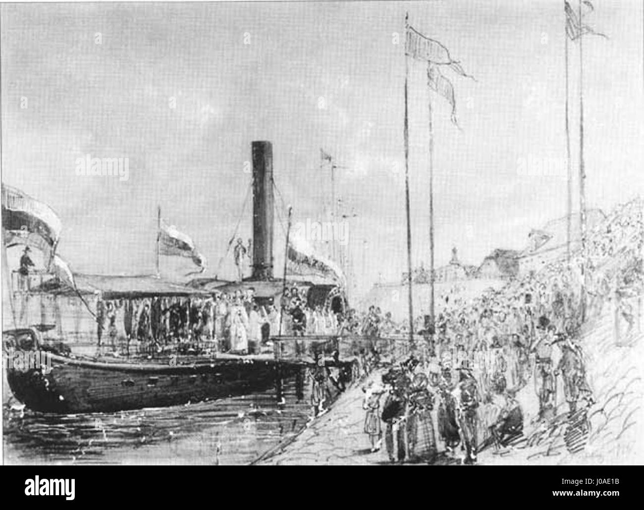 The 'Baptism of Wloclawek' depicts a significant religious and ...