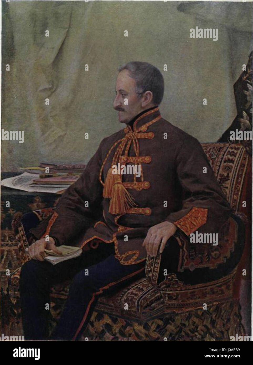 'Janko Draskovic' by Vlaho Bukovac portrays the noble figure of Janko ...