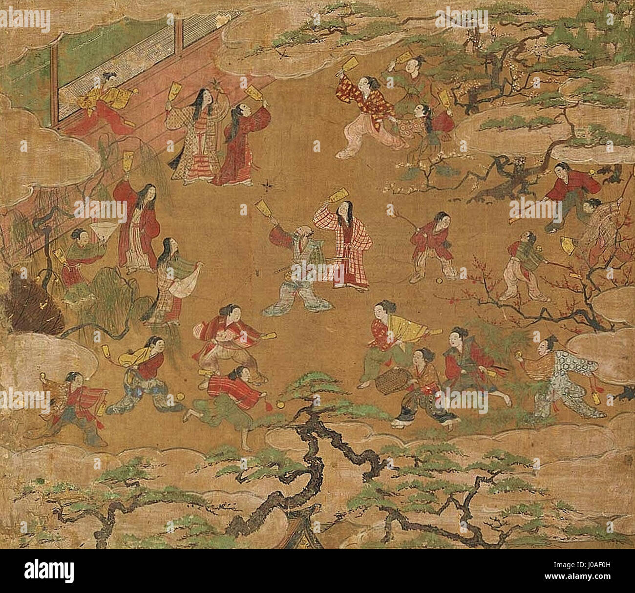 This artwork titled 'The Monk Transmitting the Sutra' represents a monk ...