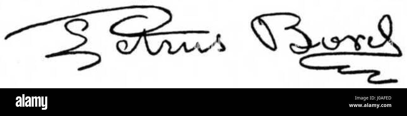 The signature of Pétrus Borel, a French writer and poet, often ...