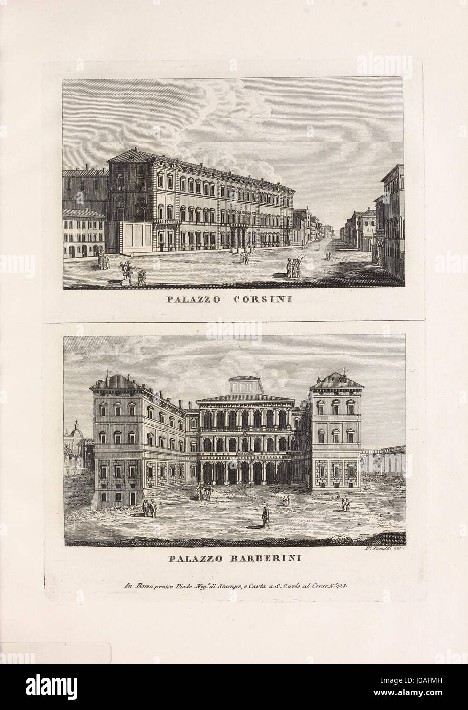 The 'Raccolta di vedute antiche e moderne della città di Roma e sue ...
