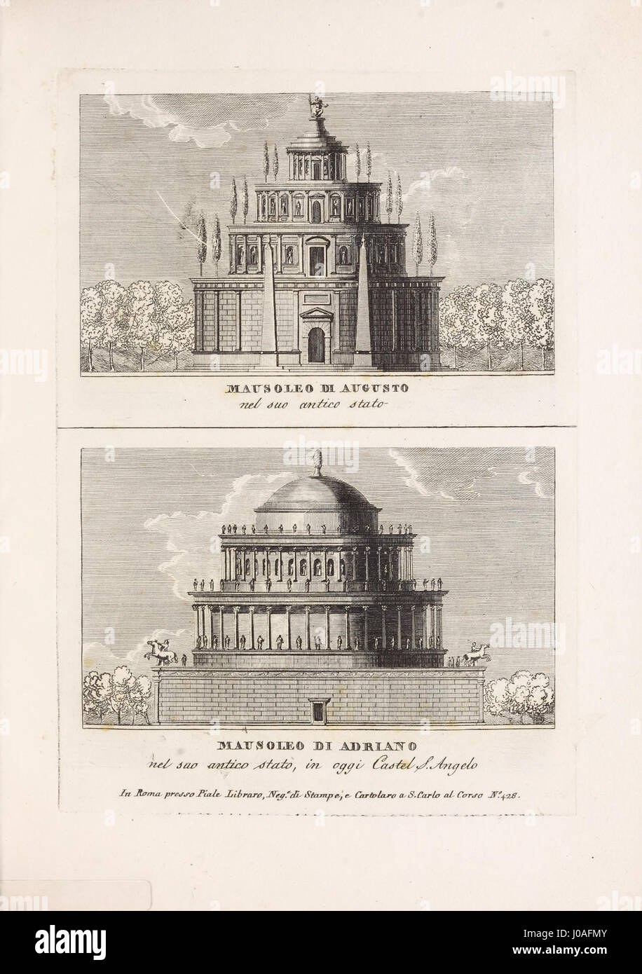 This collection of views of ancient and modern Rome offers a detailed ...