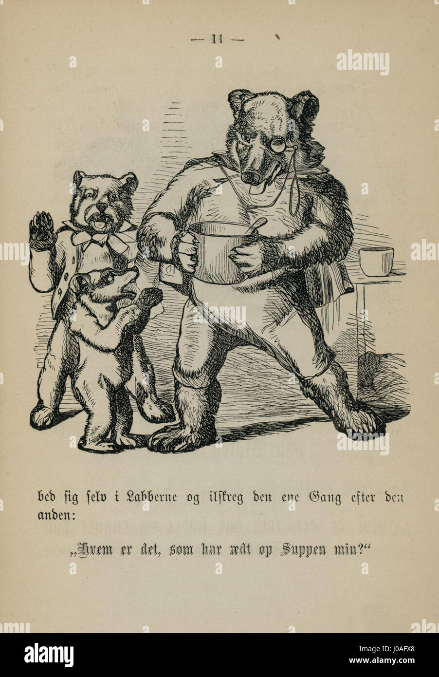 'De tre Björne, eller Besöget i Björnestuen' is a Norwegian storybook ...