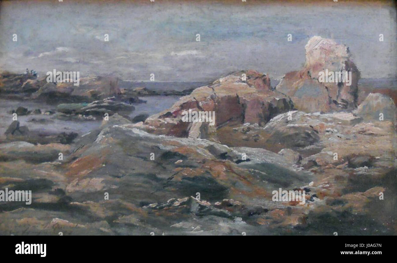 Diogenes Hequet's artwork, 'Mar y Rocas' (Sea and Rocks), illustrates ...