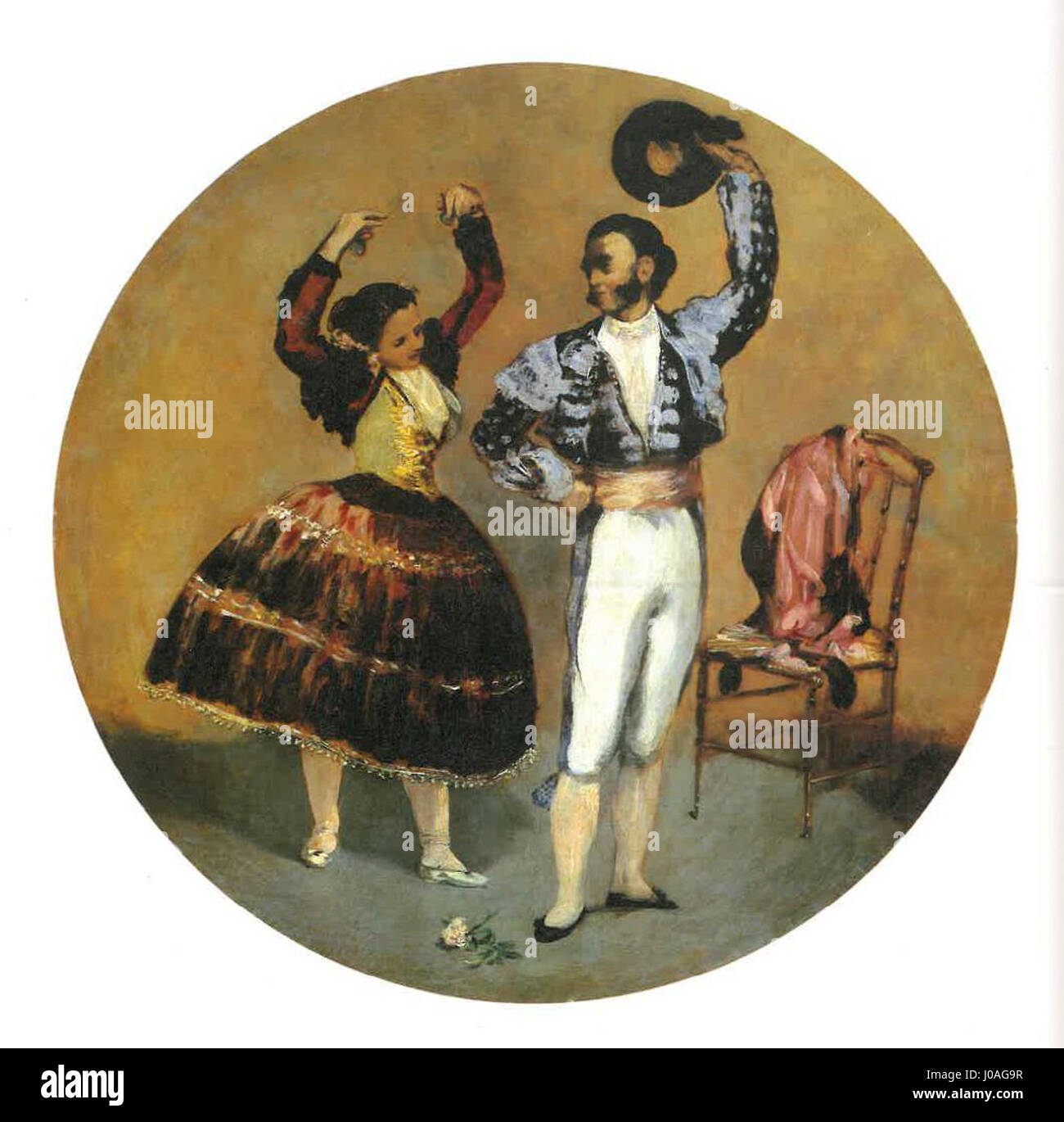 Édouard Manet's 'Danseurs espagnols' (Spanish Dancers) depicts a ...