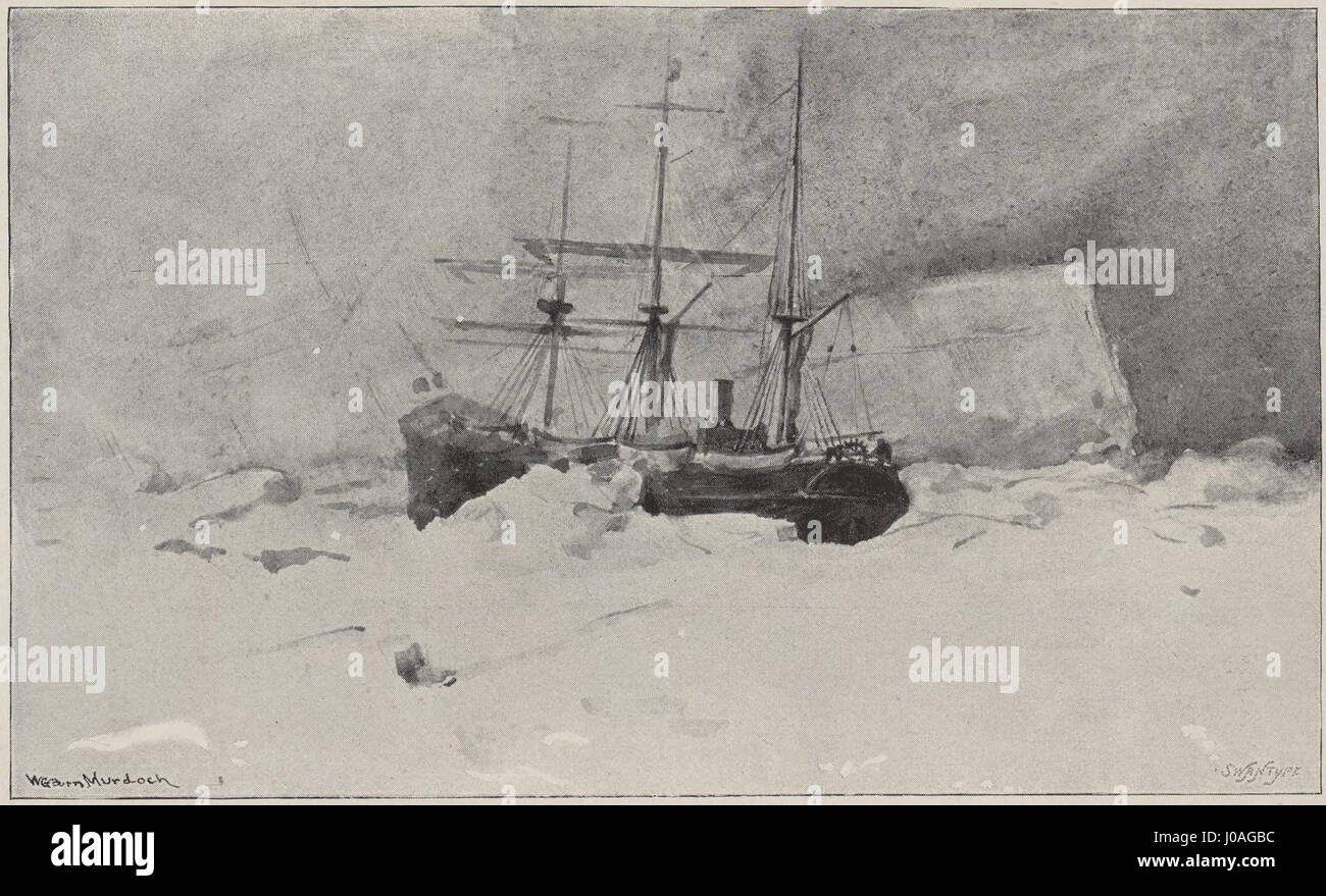 This illustration from *The Cruise of the Antarctic to the South Polar ...