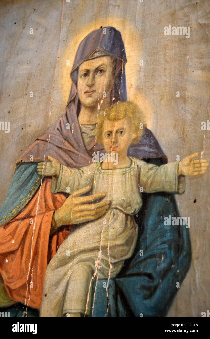 This portrait depicts Saint Sergius of Radonezh, a revered figure in ...