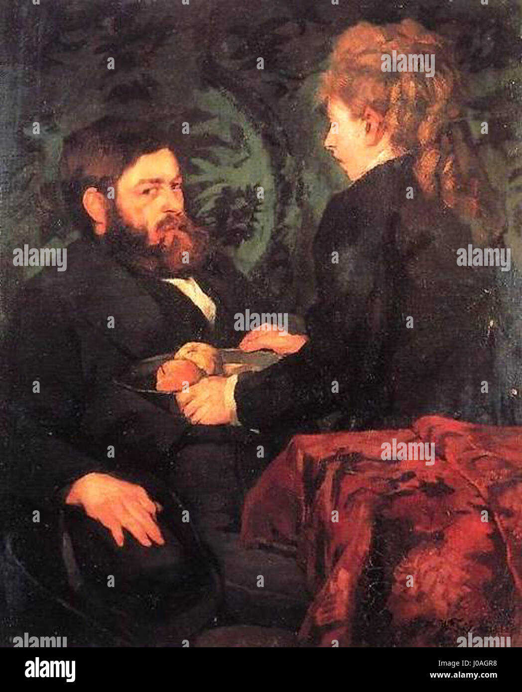 'Maler Hagemeister' by Wilhelm Trübner is a portrait of the artist ...