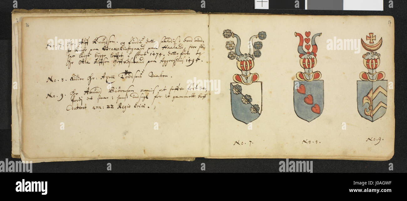 This historical artwork, *Insignia qu‘dam virorum illustrium in ...