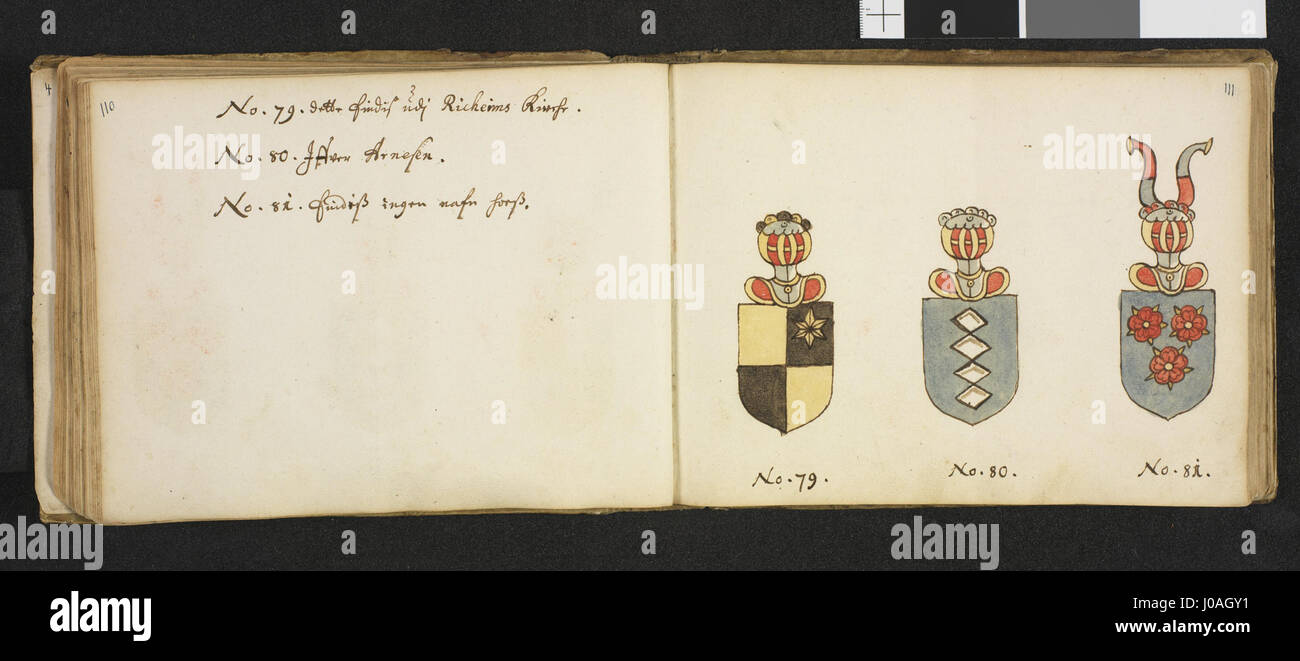 This piece, titled 'Insignia qu’dam virorum illustrium in Norvegia ...