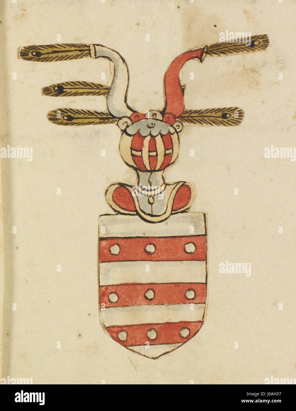 An insignia depicting notable men of Norway from history, showcasing ...