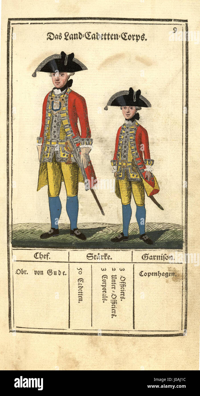 'Vorstellung der sämtlichen Königlich Dänischen Armee' is a historical ...