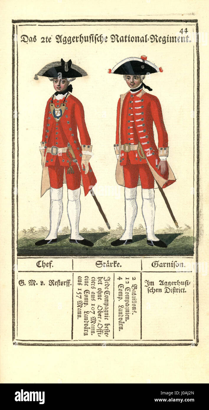 'Vorstellung der sämmtlichen Königl. Dänischen Armee' is a historical ...