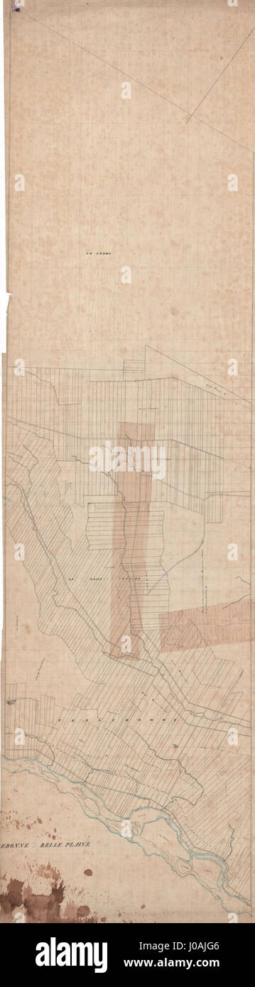 The 'Plan de la Seigneurie de Terrebonne' is a 19th-century map showing ...