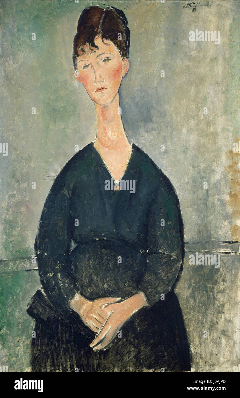 Amedeo Modigliani's ‘Café Singer’ (1917) captures a moment in a ...