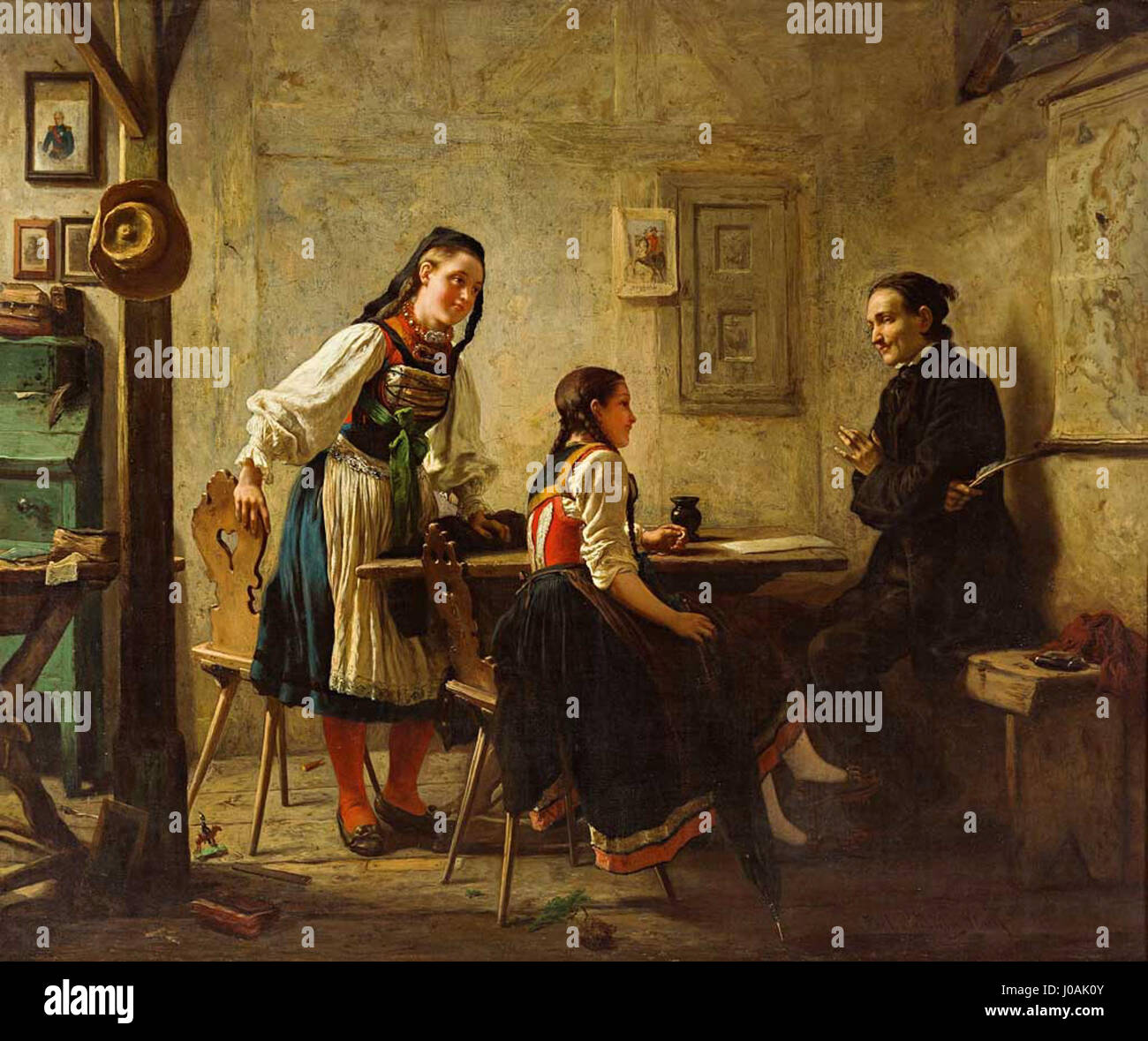 Carl Wilhelm Hübner 001 Stock Photo - Alamy