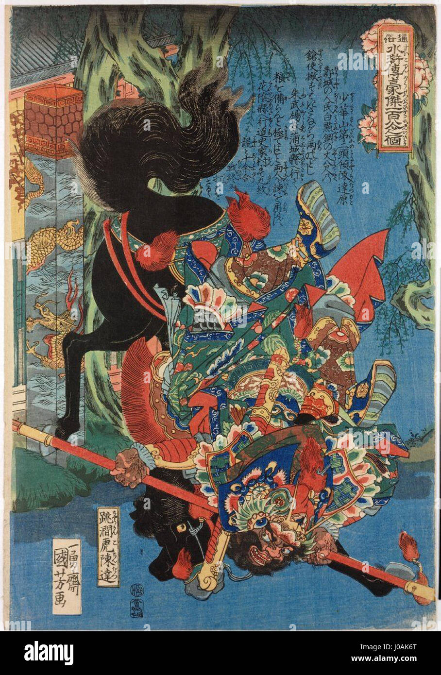 ‘E6B0B4E6BBB8E582B3’ by Utagawa Kuniyoshi is an iconic ukiyo-e ...