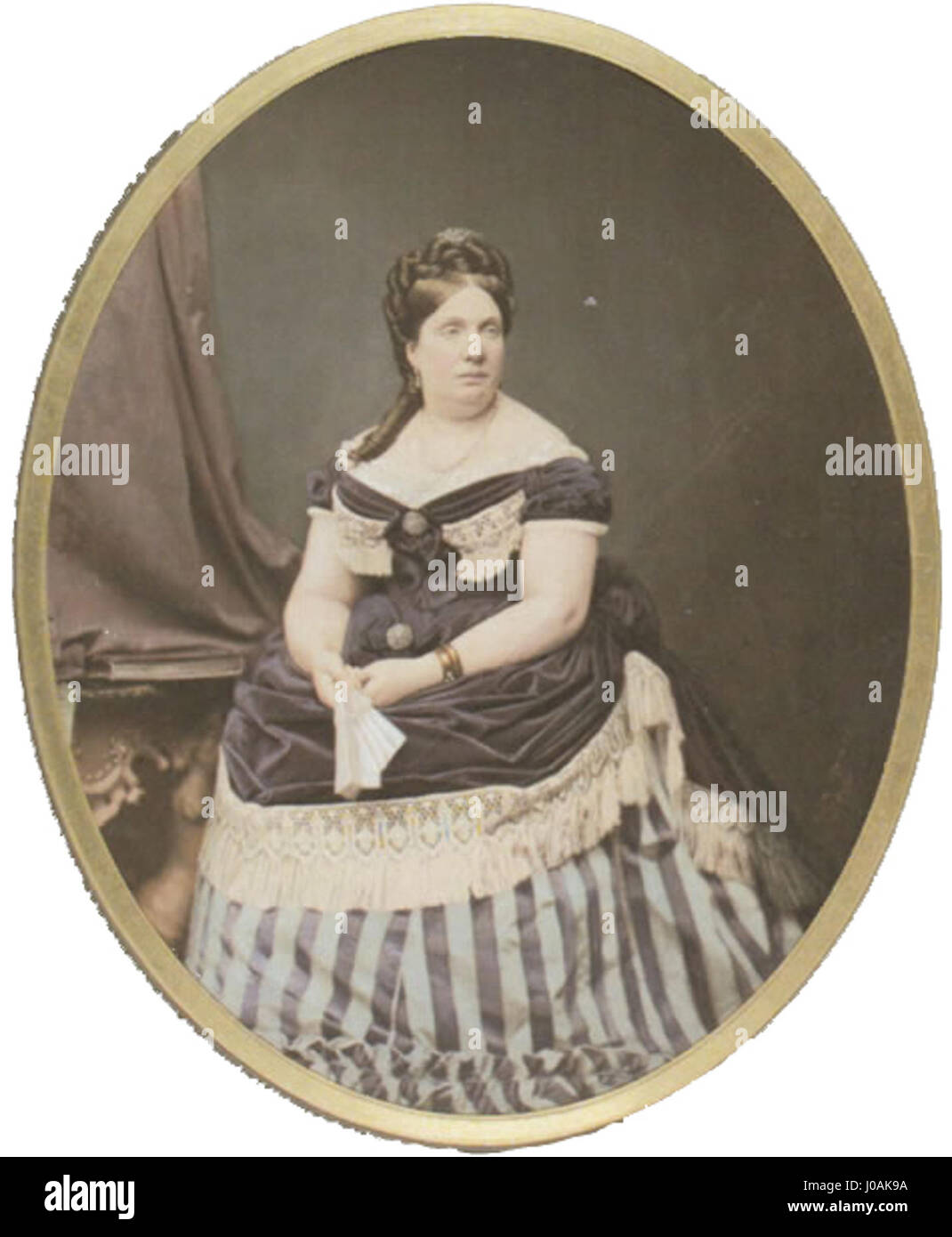 This portrait of Queen Isabel II of Spain, painted by Debs o ...