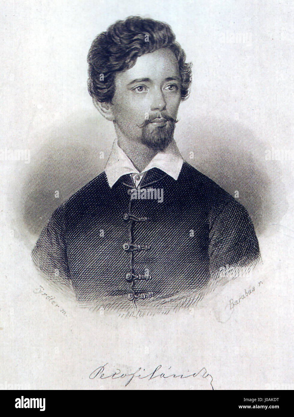 This portrait of a Tyrolean figure by Hungarian artist Petőfi Barabás ...