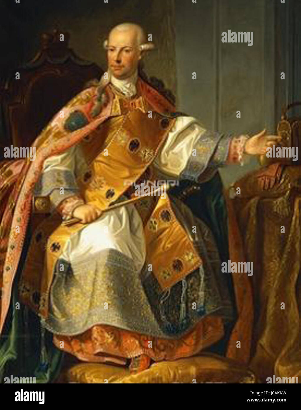 This portrait of Leopold II, painted in his coronation regalia ...