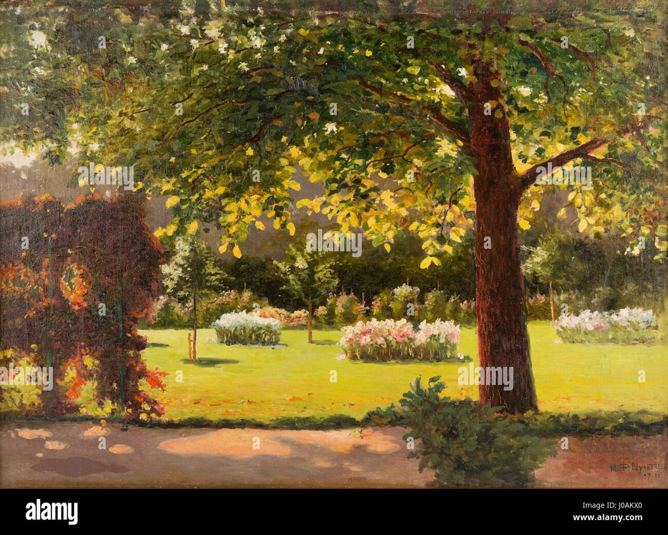 Dmitry F. Shablovsky's 'Event on the Volga' (1917) portrays a ...