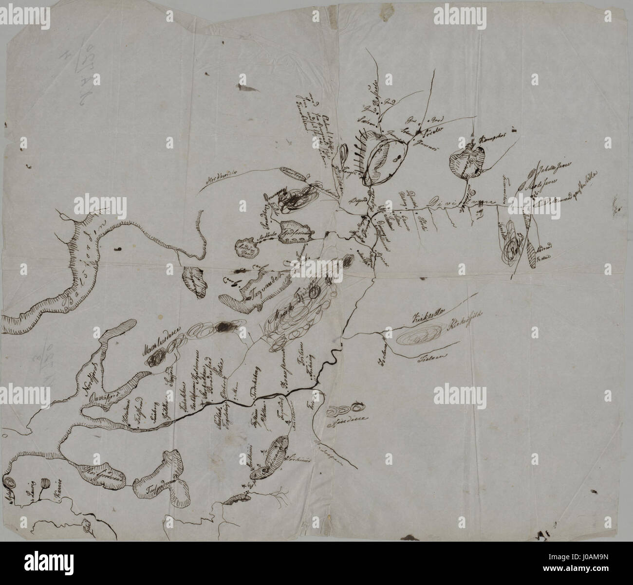 Norway map 1800s hi-res stock photography and images - Alamy