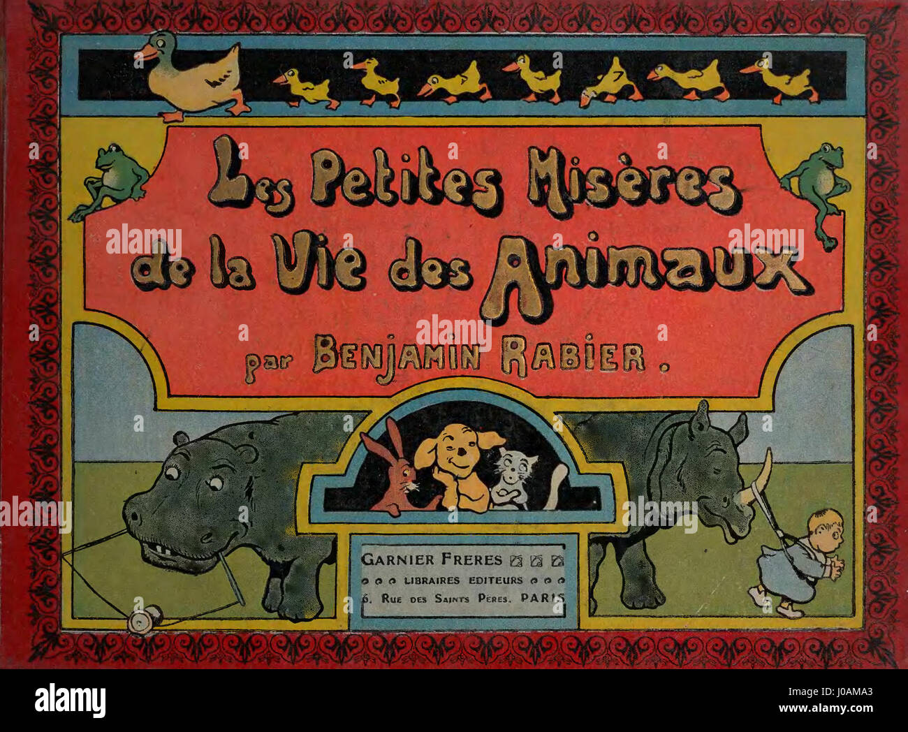 'Les Petites Misères de la vie des animaux' by Rabier is an ...