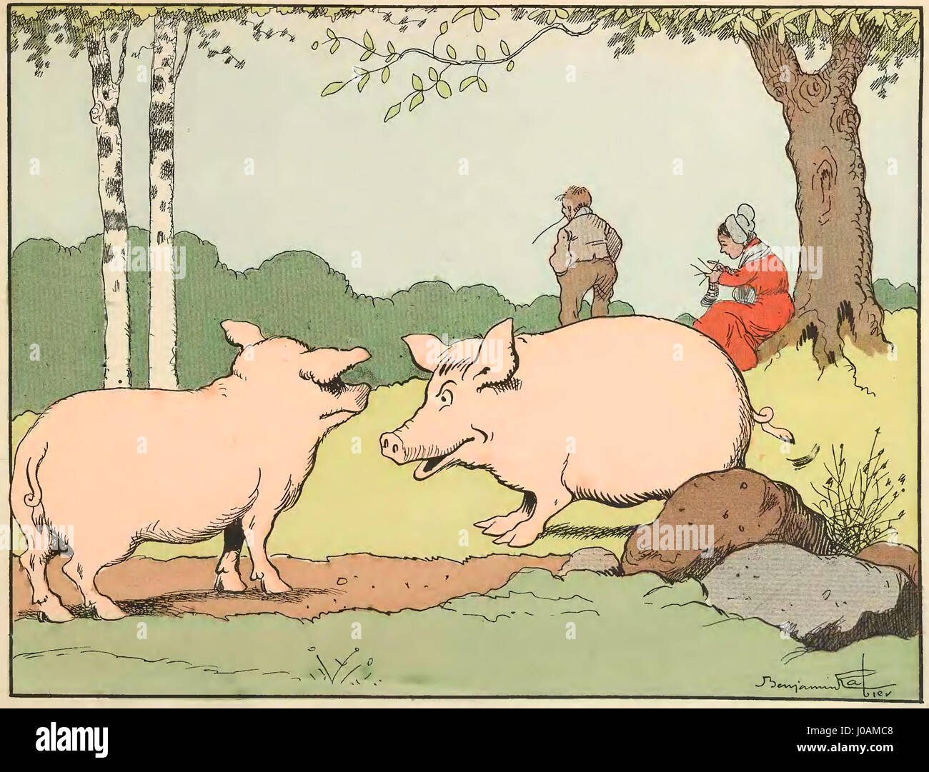 ‘Les Petites Misères de la vie des animaux’ by Rabier is a humorous ...