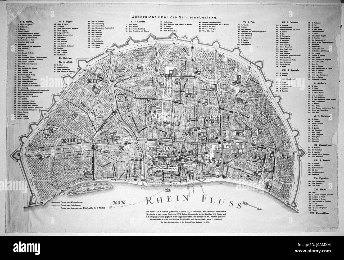 Map of cologne hi-res stock photography and images - Alamy