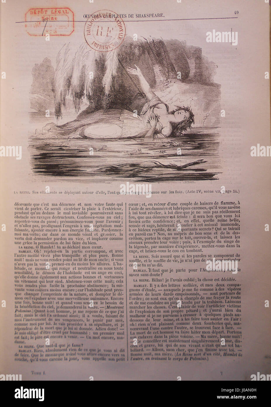 'La mort d'Ophélie' (The Death of Ophelia) by John Everett Millais ...