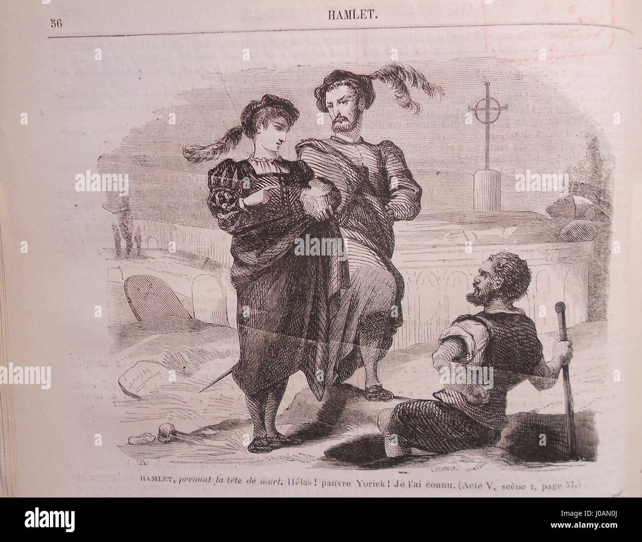 This scene from Shakespeare's 'Hamlet' depicts the moment Hamlet and ...