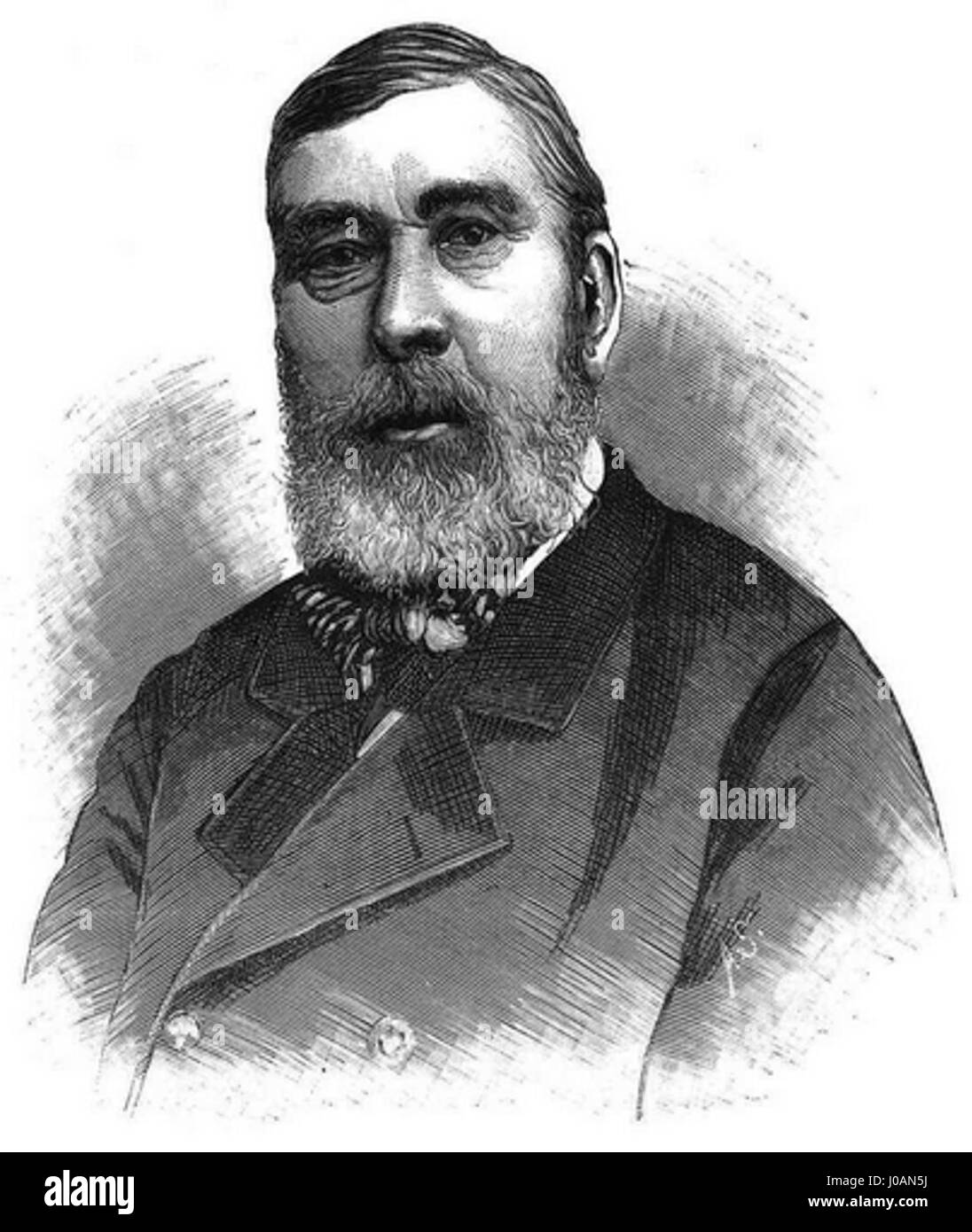 Jean Laurent is portrayed in an engraving from 'La Ilustración Nacional ...